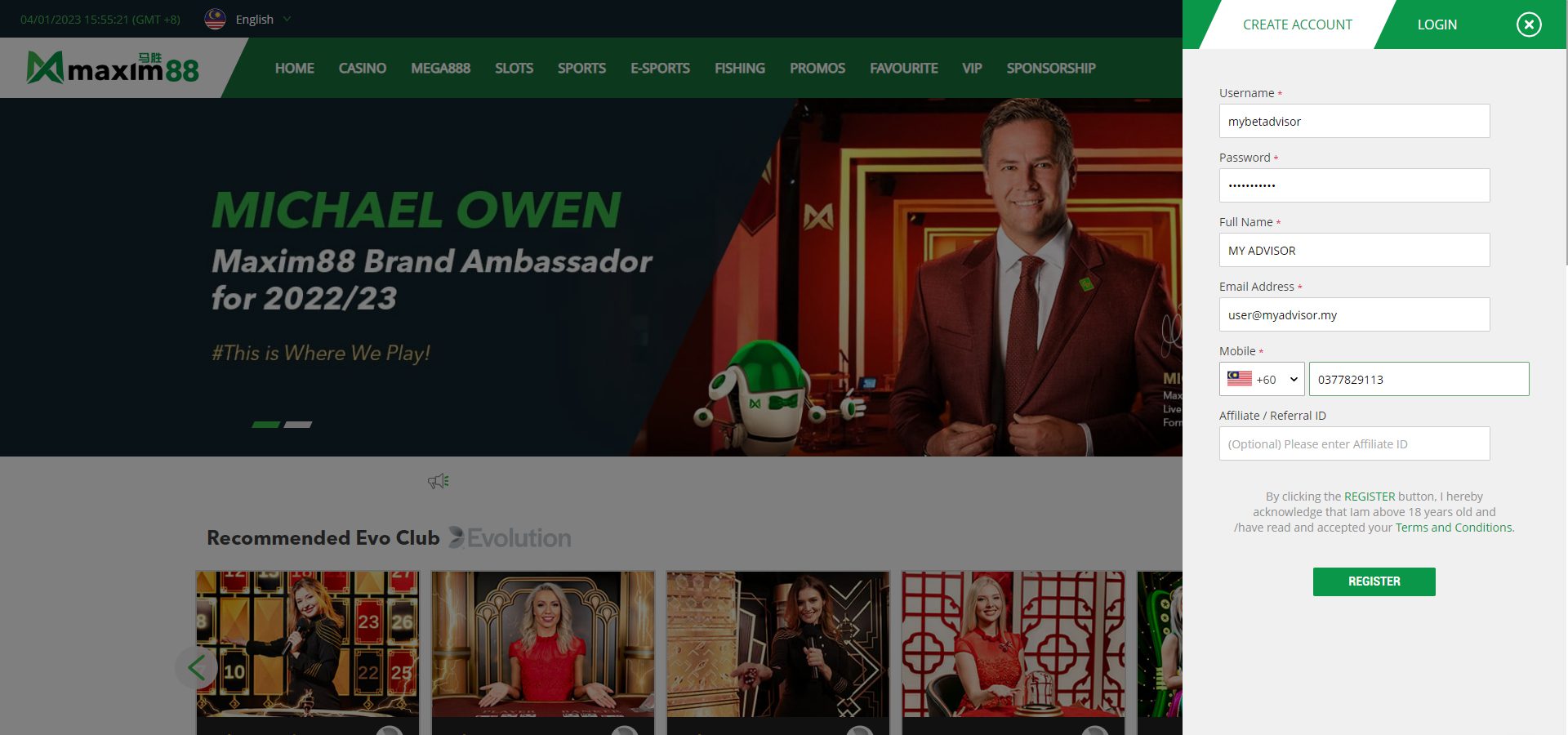 Maxim88 Review - Updated on April, 2023