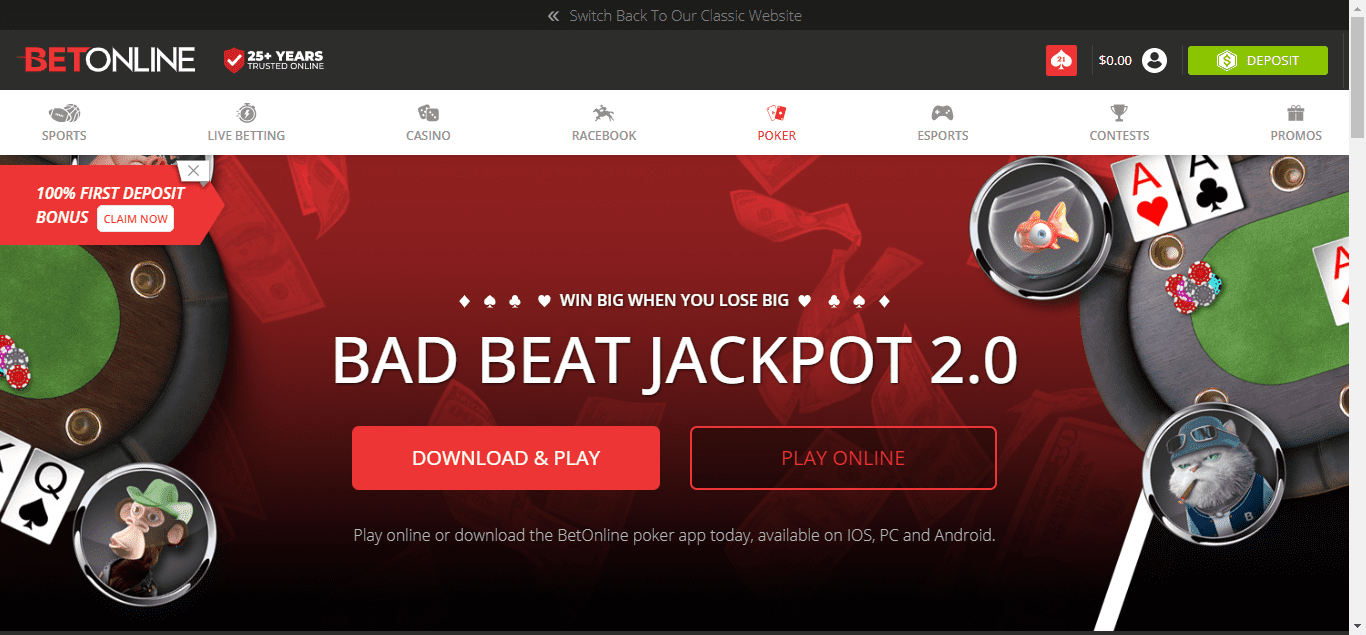 BetOnline Review - Updated on April, 2023